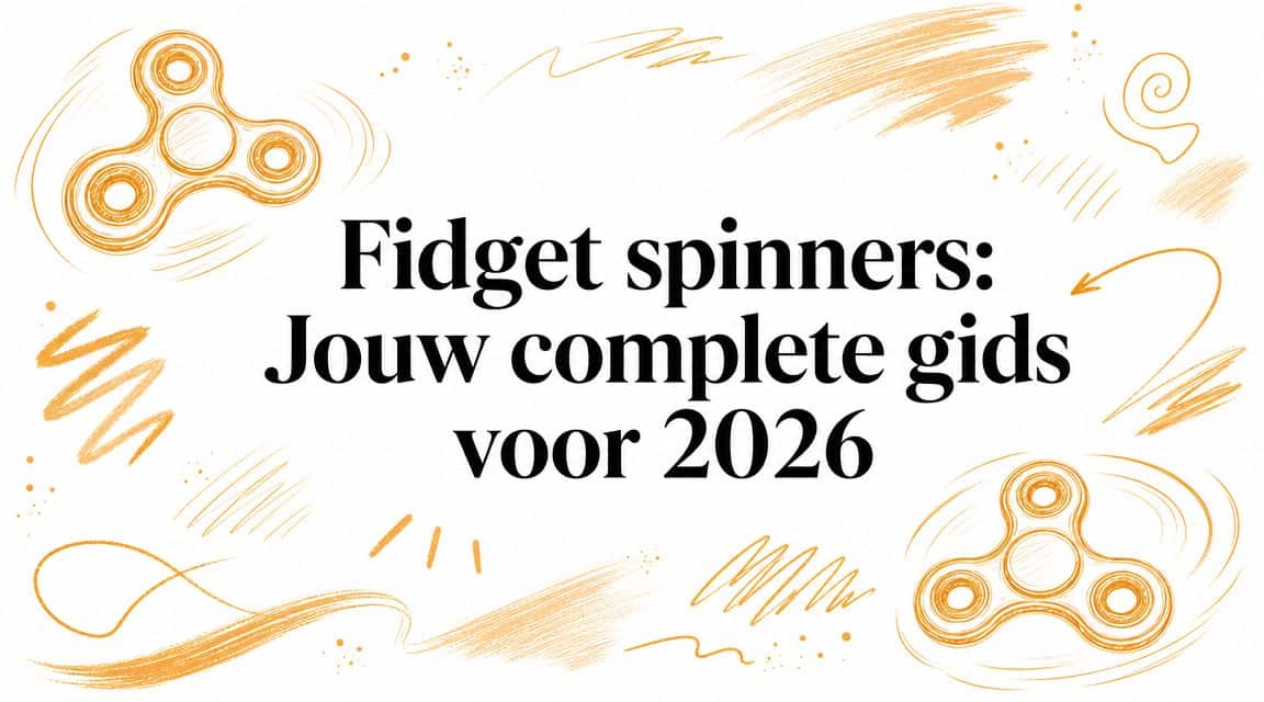 Fidget spinners: Jouw complete gids voor 2026